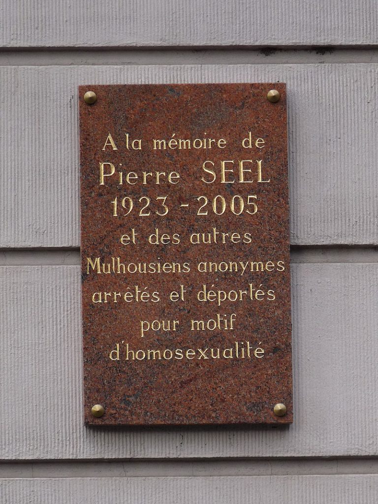 Gedenken an Pierre Seel (1923 - 2005) homosexuelle NS Opfer