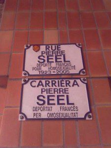 Gedenken an Pierre Seel (1923 - 2005) homosexuelle NS Opfer